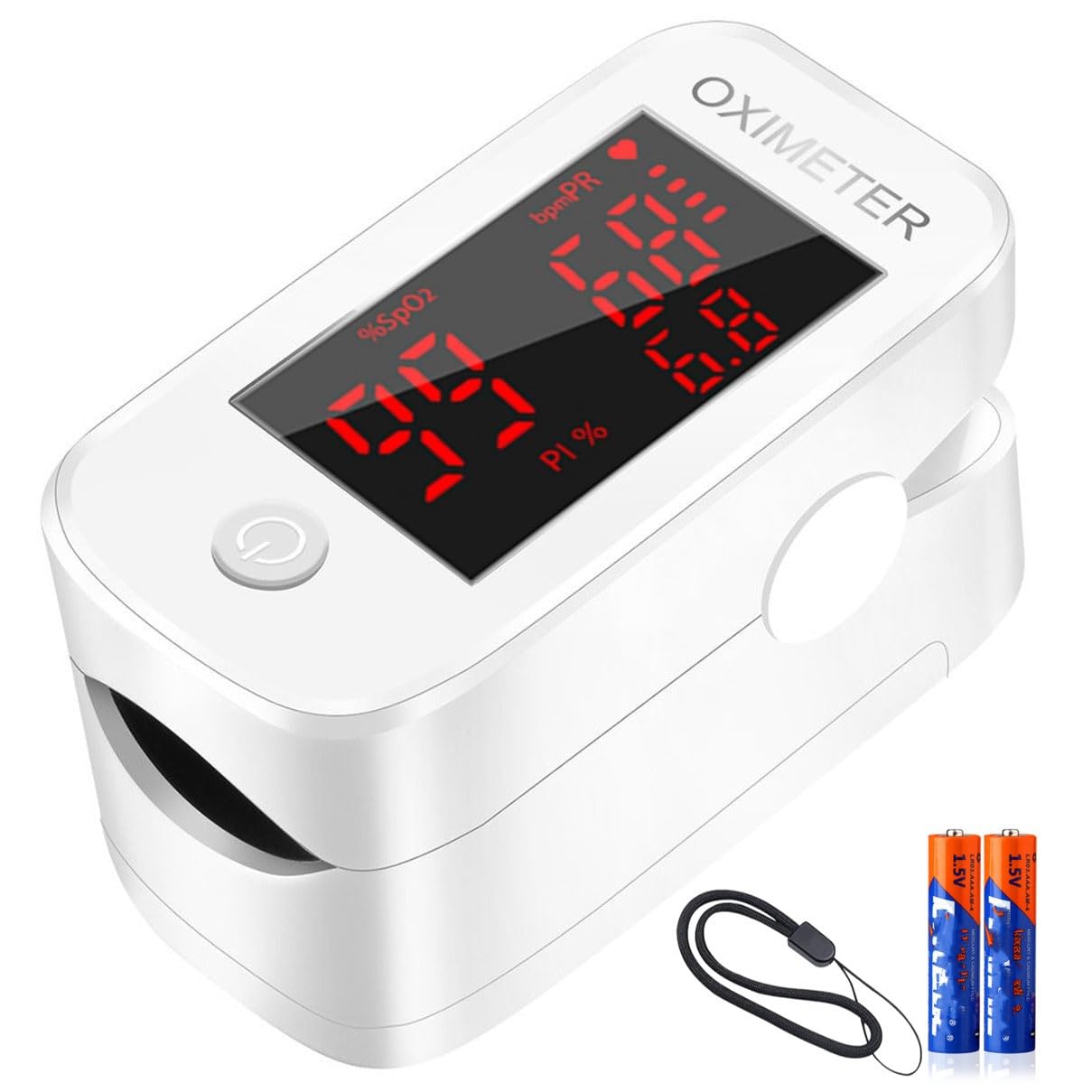 Mua Fingertip Pulse Oximeter, Blood Oxygen Saturation Monitor Meter ...