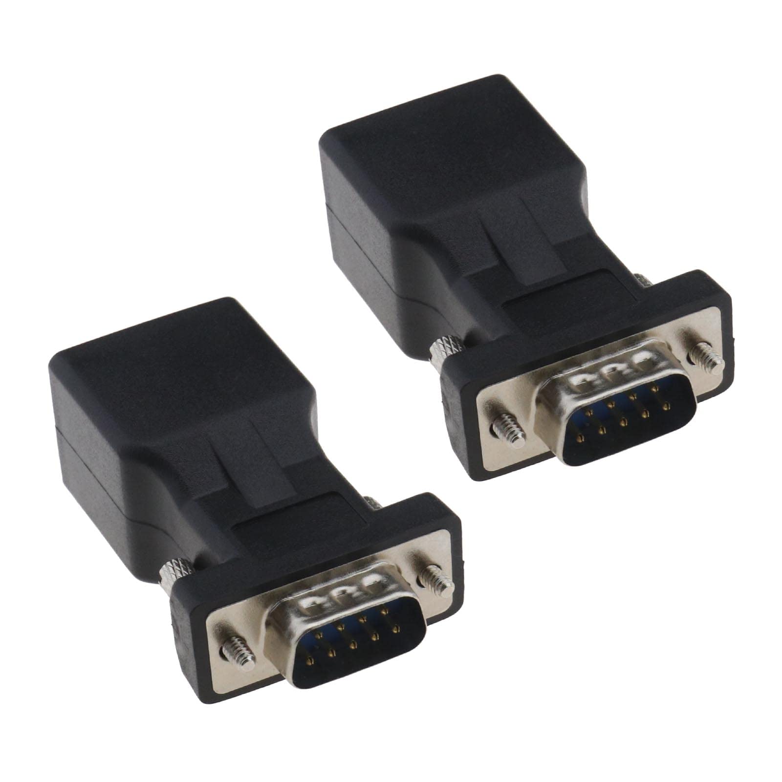 Mua ECSiNG 2PCS 9-Pin RS232 DB9 to RJ45 Serial Adapter DB9 Male to RJ45 ...