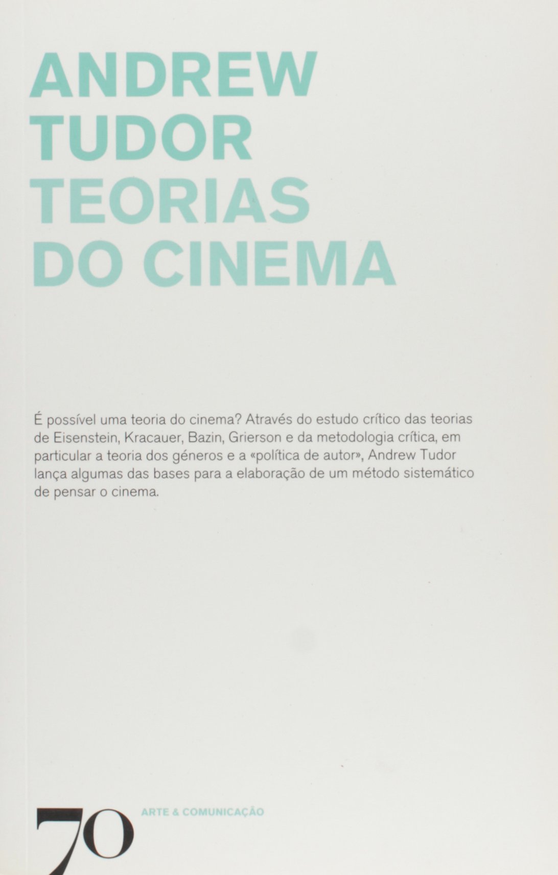 Teorias do Cinema PDF Andrew Tudor