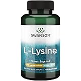 Amazon.com: Swanson Amino Acid Free-Form L-Lysine 500 Milligrams 300 ...