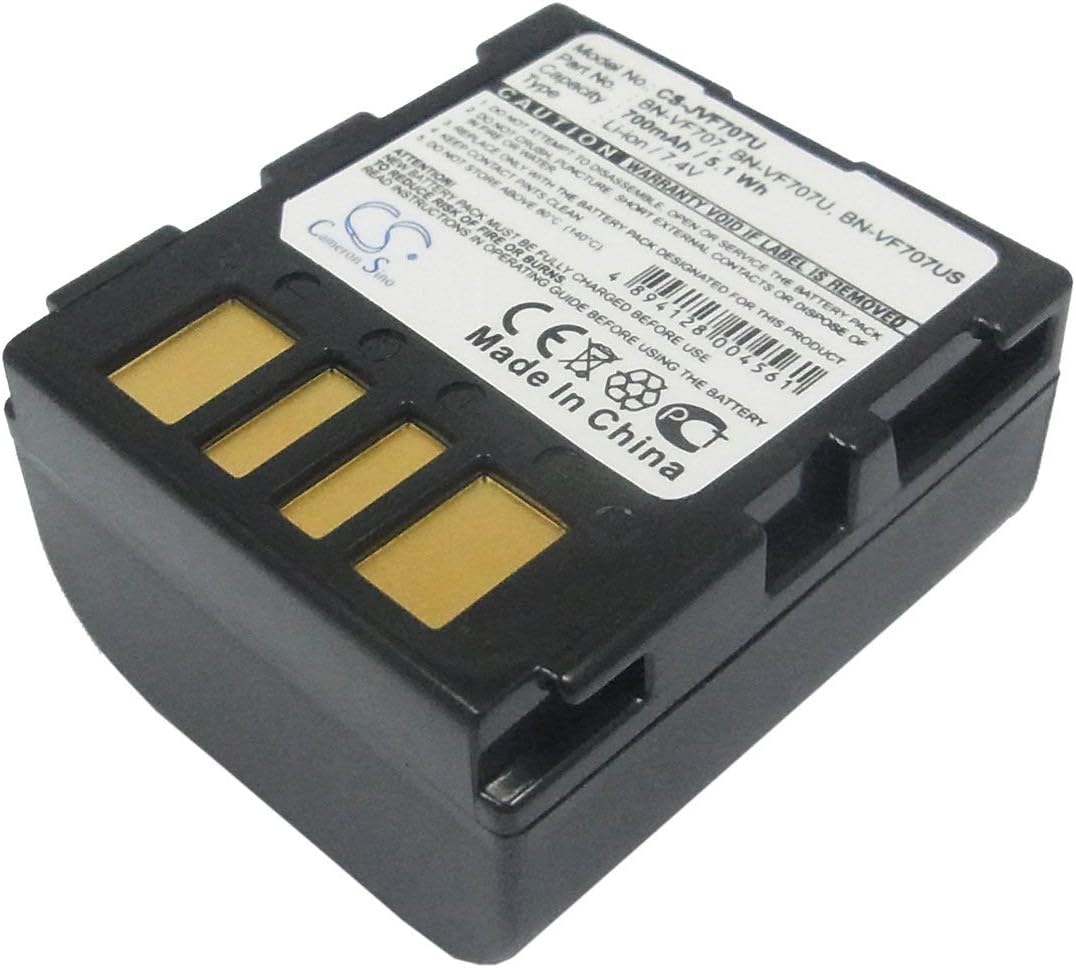 Amazon.com : 700mAh Battery for JVC GZ-DF470, GZ-MG30U, GZ-MG40AC ...