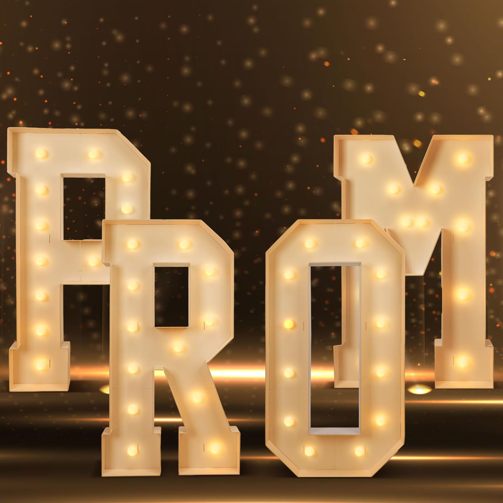 Aurelema 4 Pcs 4ft Graduation Decorations 2025 Prom Marquee Letter ...