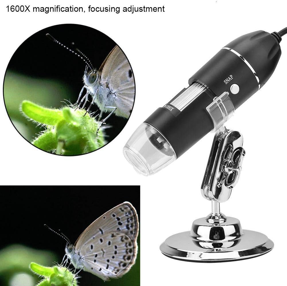 USB Microscope Camera for Laptop LED Microscope 50X-500X 2MP USB ...