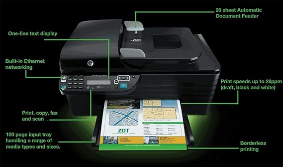 HP OfficeJet 4500 All in One Printer-G510g , 64 MB RAM: Amazon.de ...