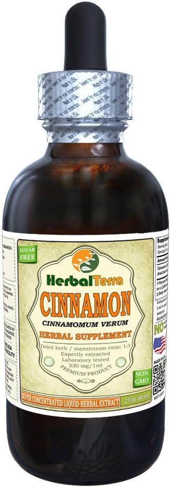 Amazon.com: Cinnamon (Cinnamomum Verum) Tincture, Dried Bark Liquid ...