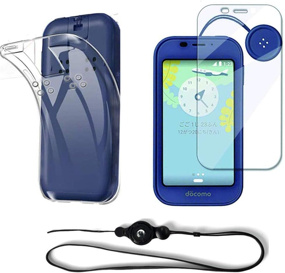 Amazon | 【 1枚AQUOS キッズケータイ SH-03M ガラスフィルム + AQUOS キッズケータイ SH-03M TPUソフトシェル + 携帯ストラップ 付属 】AQUOS ...