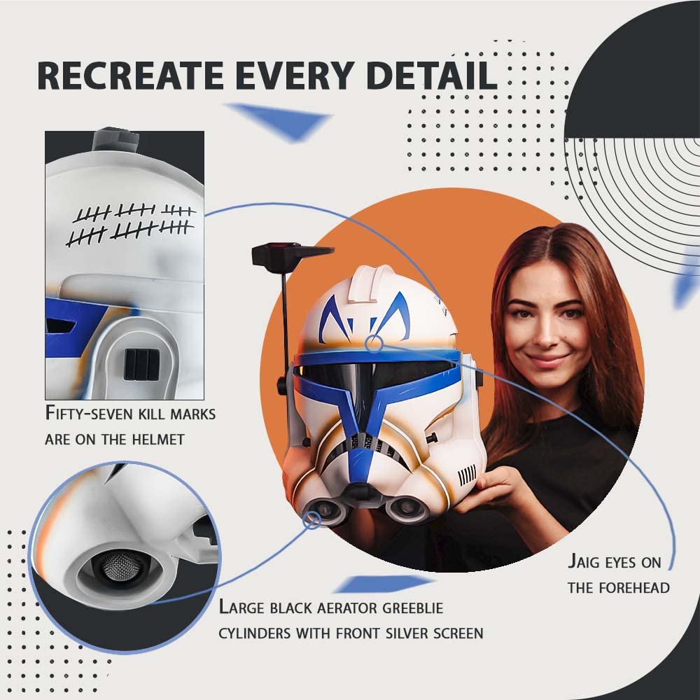 Mua Captain Rex Helmet Star Wars Helmet Clone Trooper Phase 2 Helmet ...