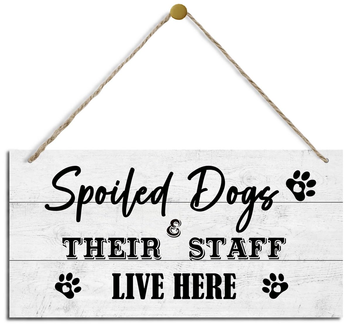 Pet Decor Signs, Decorative Wood Hanging Wood Plaque, Funny Dog Sign ...