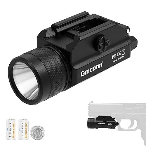 Gmconn 1200 Lumens Rail Mounted Compact Pistol Light LED Strobe ...
