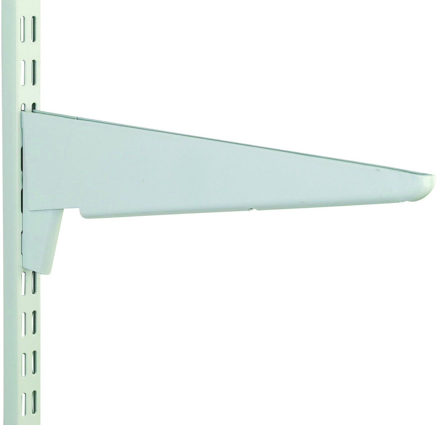 610mm White Heavy Duty Twin Slot Shelving Bracket: Amazon.co.uk: DIY ...