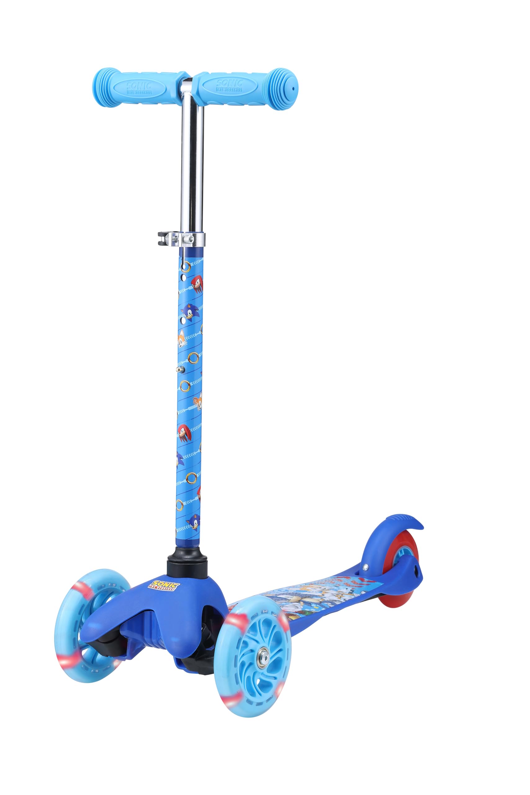 Sonic The Hedgehog Self Balancing Kick Scooter with Light Up Wheels ...