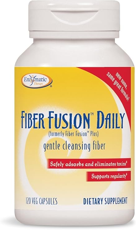 Amazon.com: Enzymatic Therapy, Fiber Fusion Daily, 120 Veggie Caps ...
