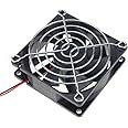 GDSTIME 80mm 8cm CPU Fan, 80mm x 25mm Brushless DC 12V 3PIN Brushless ...