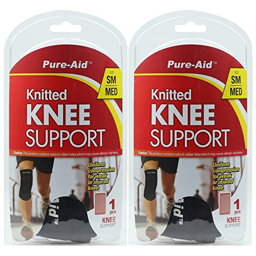 Amazon.com: Pure-aid Knitted Knee Support Large/xl for Weak or Injured ...