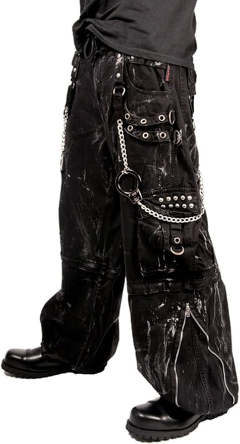 Tripp Men's Mechanic Acid Rave Techno Cyber Goth Pants (XS): Amazon.co ...