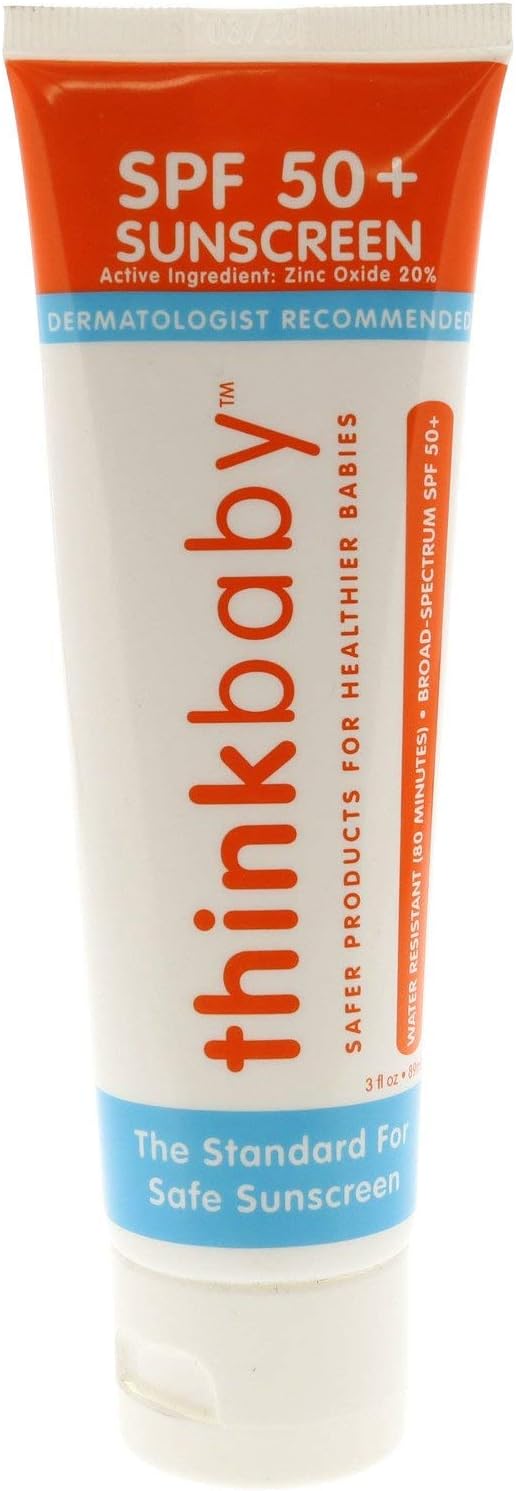 Thinkbaby SPF 50+ Sunscreen - White: Think Baby: Amazon.it: Bellezza