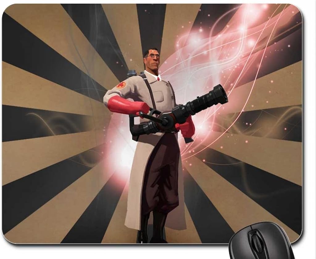 Amazon.com : TF2 Medic Mouse Pad, Mousepad (10.2 x 8.3 x 0.12 inches ...