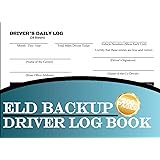 ELD Backup Driver Log Book: Daily Eld Backup Logs & Inspection Reports ...