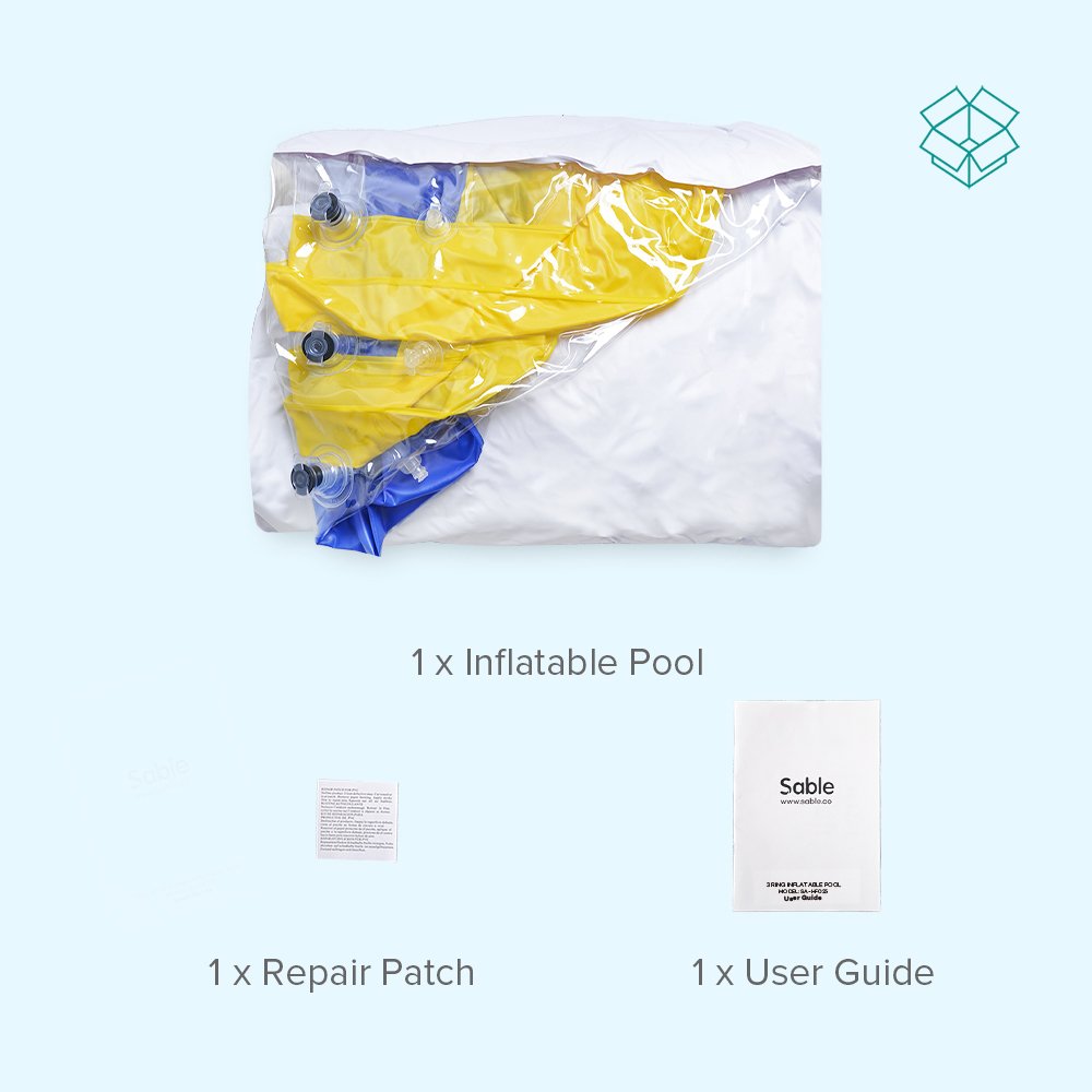 Swimming Pools Sable Inflatable Swimming Pool Giant Family Swim ...