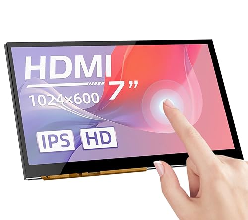 BIGTREETECH 7 inch HDMI Touch Screen Display 1024x600, IPS 160° View ...