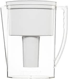 Brita Slim Water Filter Pitcher with 1 Standard Filter, White, 5 Cup ...