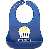 Amazon.com: Bella Tunno Wonder Bib – Waterproof Silicone Bibs for Boys ...