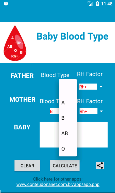 Blood Type of Baby:Amazon.com:Appstore for Android