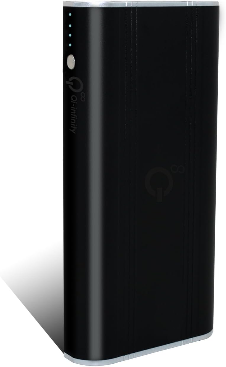 Qi-infinity™ Upgraded 35,000 mAh Powerbank with 4 Ports USB (1 Port 5V ...
