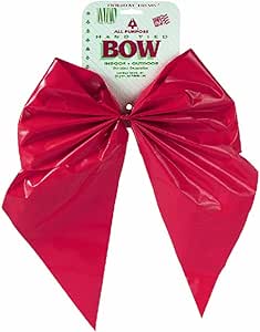 Amazon.com: Plastic Outdoor Bow, 11X16 RED PLASIC BOW: Home & Kitchen
