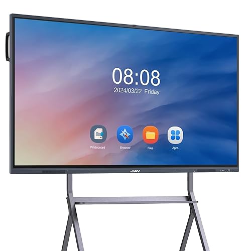 JAV Interactive Whiteboard, 55'' 4K UHD Smart Whiteboard, Smart Board ...