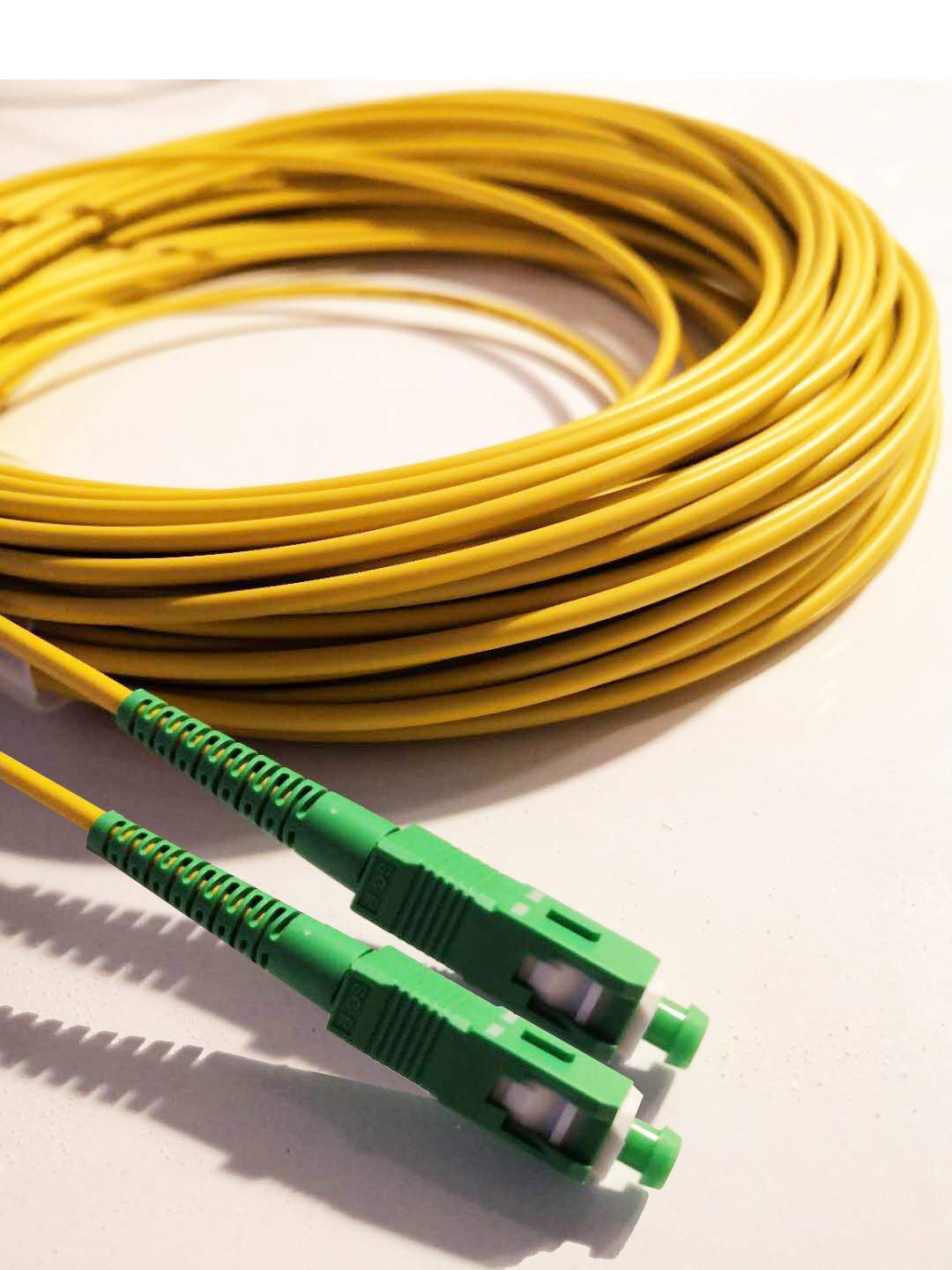 Cavo Fibra Ottica SC/APC per SC/APC simplex monomodale 9/125 ...