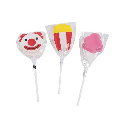 Fun Express Carnival Character Suckers - 12 Pieces Nepal | Ubuy