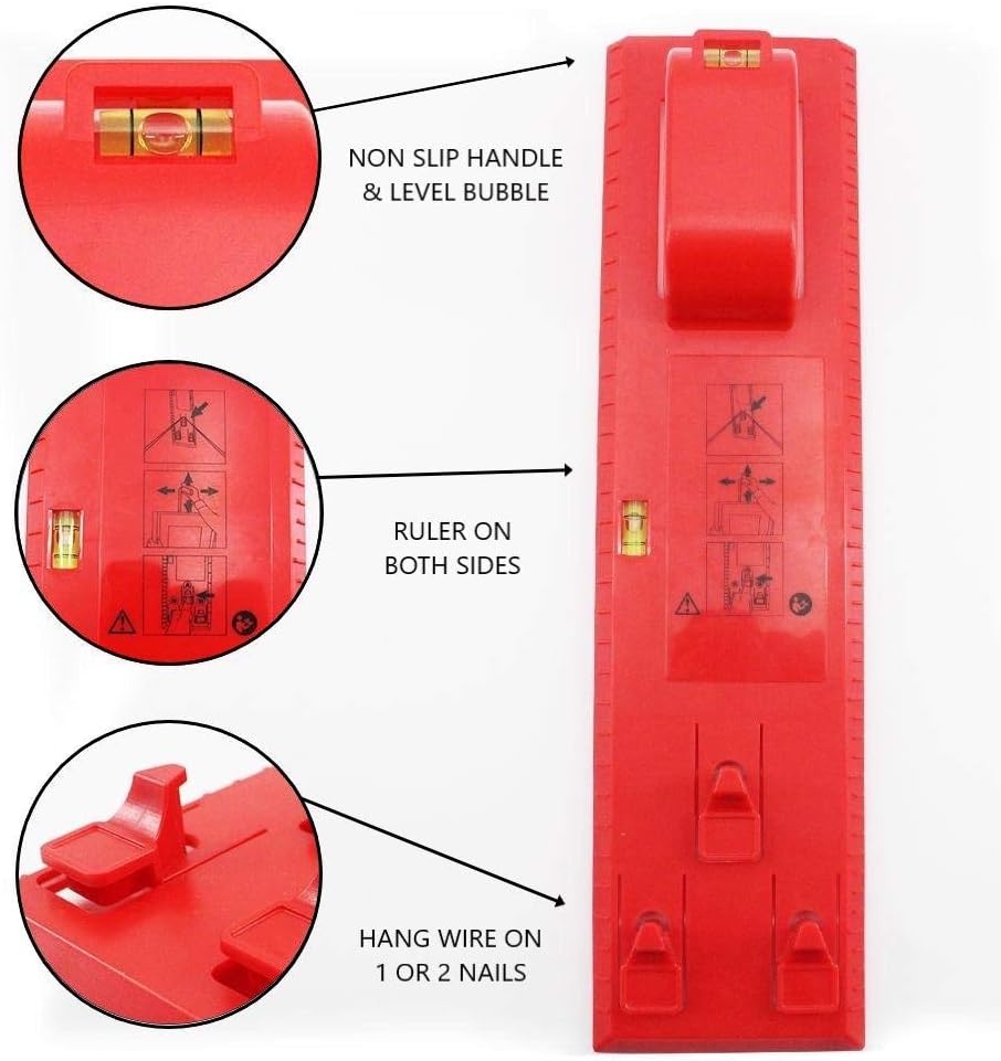 AW9 Picture Hanging Kit with Tools – Includes 220 Piece Wall Hanging ...