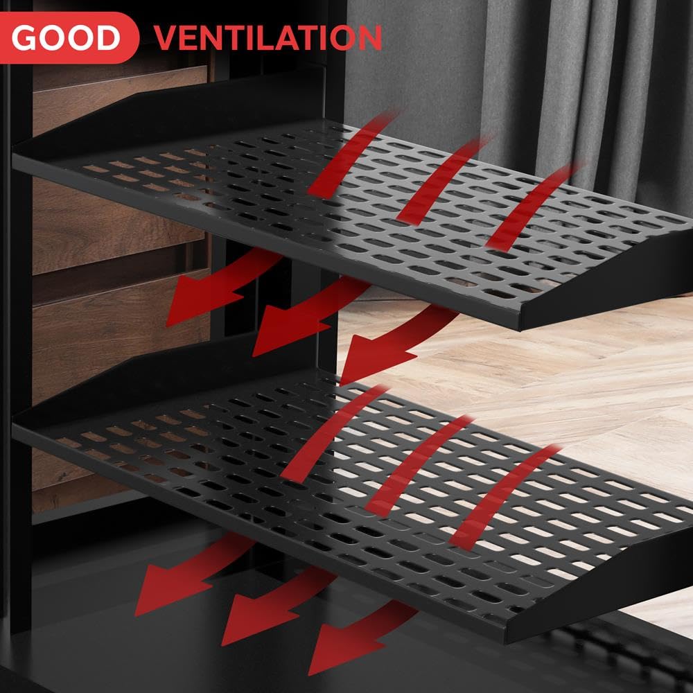 Mua Pyle 2-Pc 1U Server Rack Shelf, Vented Shelves for Good Air ...