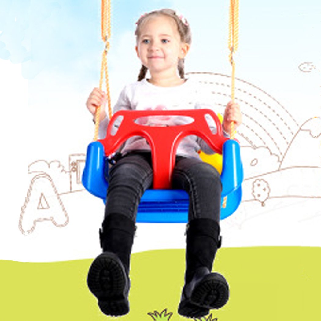 3-in-1 Secure Swing Seats High Back Infant Toddler Children Playground ...
