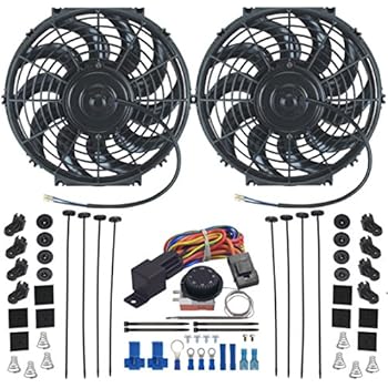 Amazon.com: American Volt Double 12" Inch Electric Radiator Fan-s ...