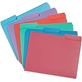 Amazon.com : Blue Summit Supplies Gem Tone File Folders, 1/3 Cut Tab ...