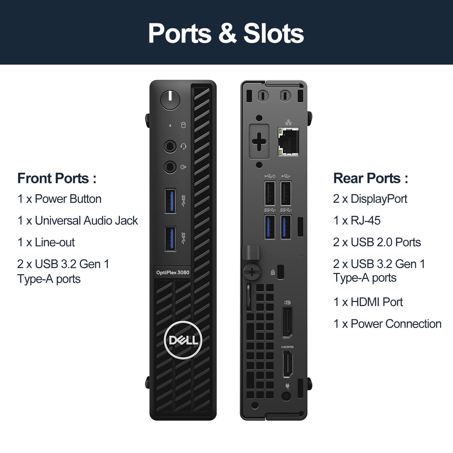 Mua DELL OptiPlex 3000 3080 Business MFF Micro Form Factor Desktop ...