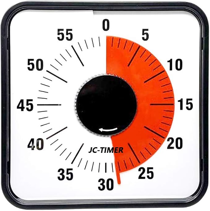 Amazon | Living Hall タイマー 勉強 スクールタイマー キッチンタイマー 子供 学習用 アラーム 幼児教育 知育 時間管理 ...