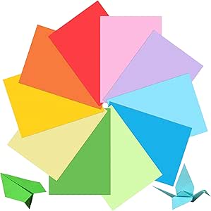 Amazon.com: 100 Sheets Colored Printer Paper, A4 Colorful Double Side ...