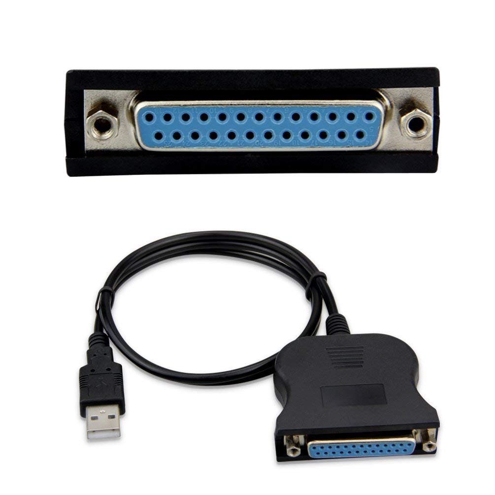 NEORTX USB To 25 Pin Parallel Printer Cable Adapter Converter on ...