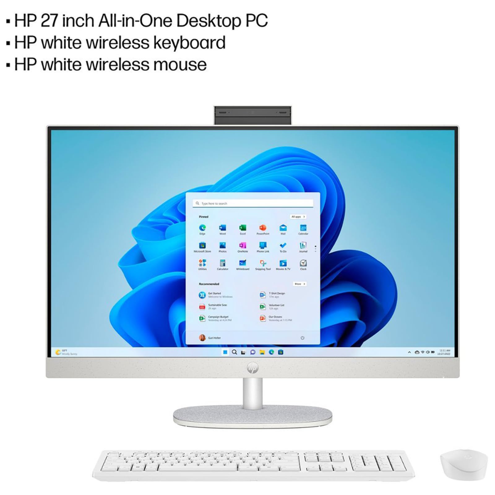 Mua HP 27 inch All-in-One Desktop Computer, FHD Touchscreen, Intel Core ...