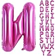 Amazon.com: TONIFUL 40 Inch Large Rose Red Letter N Balloons - Giant ...