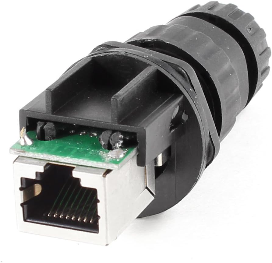 RJ45 Panel Mount IP67 Waterproof Connector M19 Connect Adapter – BigaMart
