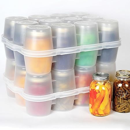 Canning Jar Storage Boxes - Quart Size Quart Jar Box: Amazon.co.uk: DIY ...