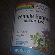 Amazon.com: Solaray Female Hormone Blend SP-7C | Herbal Blend Includes ...