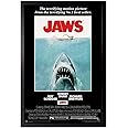 Amazon.com: Jaws - Movie Poster - Officially Licensed - 24" x 36" with ...