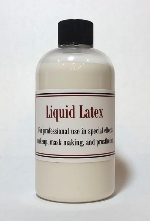 Amazon.com: Liquid Latex 8 oz PRO GRADE Thick Latex for Makeup and ...