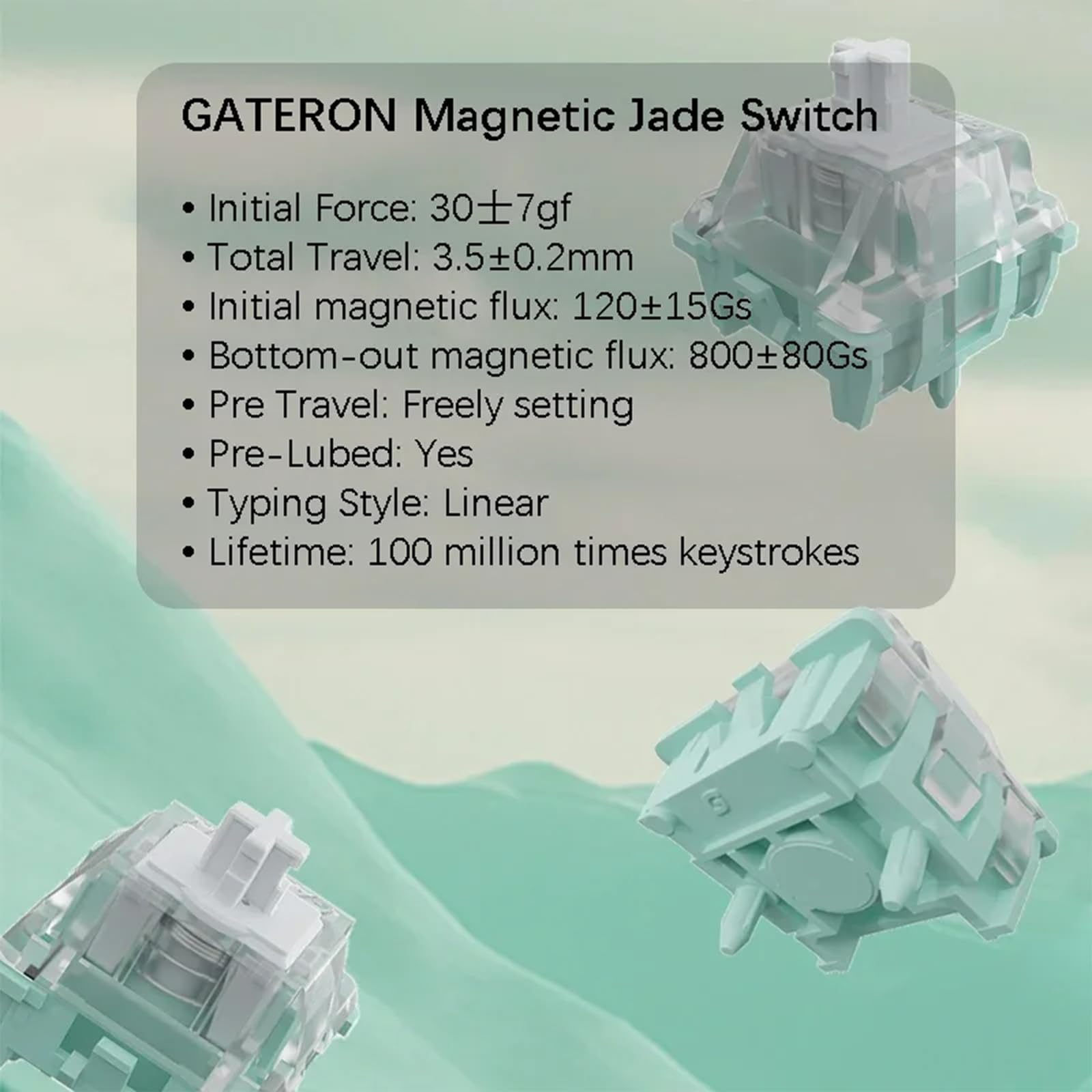 Mua GATERON Magnetic Jade Keyboard Switches, Mahjong Sound RGB Gaming ...