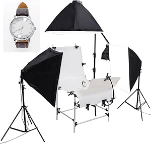 Amazon.com : Professional Photography Studio Lighting Shooting Table ...